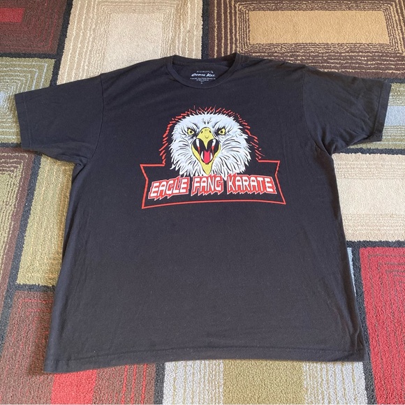 Hot Topic | Shirts | Cobra Kai Eagle Fang Karate Kid Shirt Mens Size Xl ...